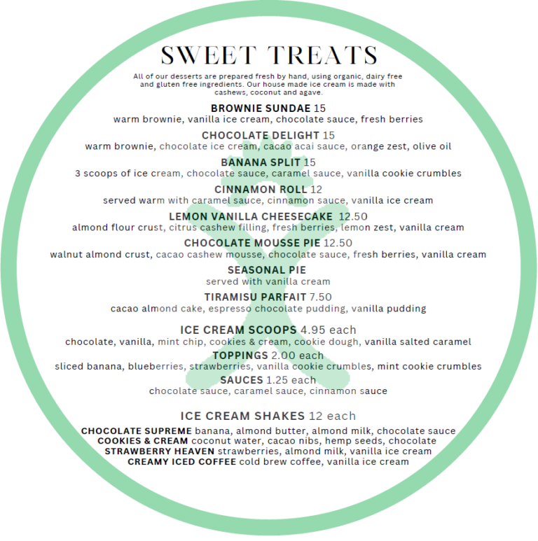 Menu – Christophers Kitchen